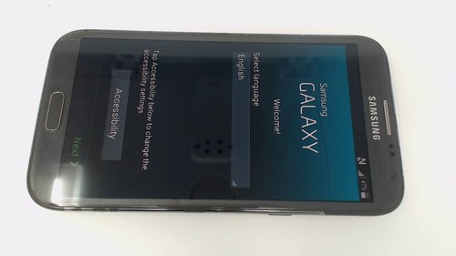 Samsung Galaxy Note II SGH-I317M (Gray 16GB) Rogers Wireless CRACKED ...