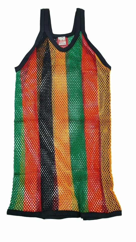 Original Pendeen Mens Premium 100% Cotton Mesh Fishnet String Vest Top ...