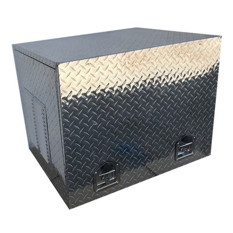 Aluminum Diamond Plate Generator Tool Box Honda Generator++Lock+Key 35 ...