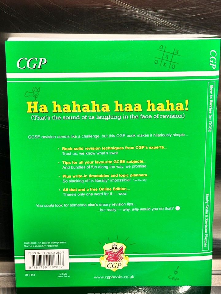 Revision Planner Book. CGP 'How to revise for GCSE' Brand New Book ...