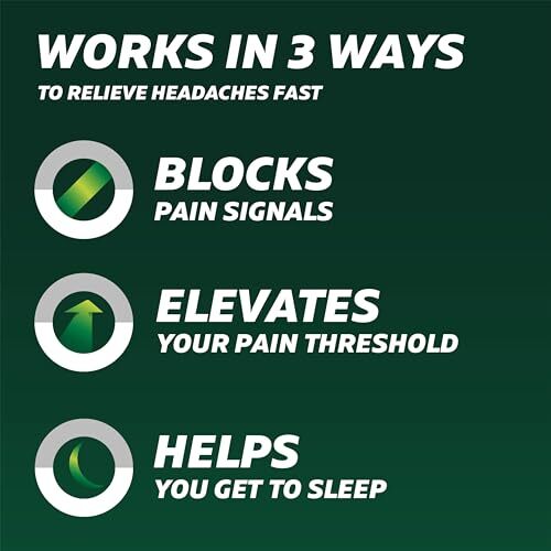 Excedrin PM Sleep Aid with Headache Relief Caplets for Nighttime ...
