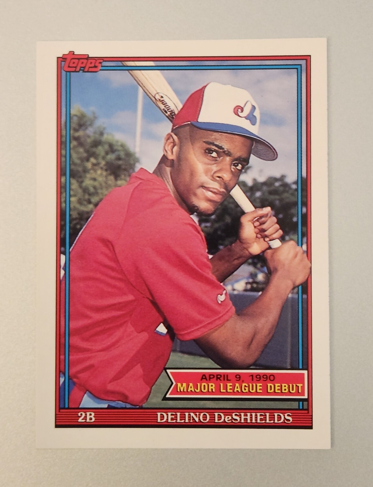 DELINO DeSHIELDS 1991 TOPPS MAJOR LEAGUE DEBUT #39 | eBay