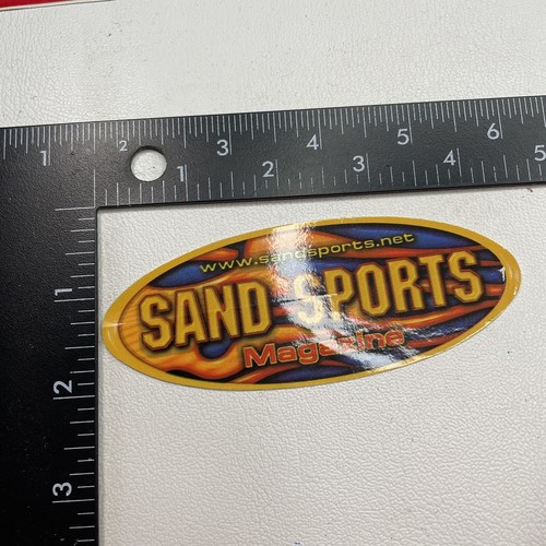SAND SPORTS MAGAZINE Advertising Sticker / Decal 19K5 | eBay