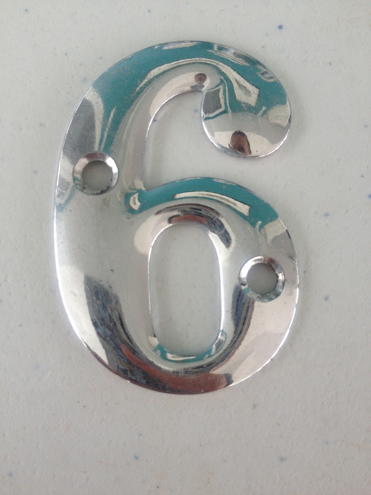 MODERN STYLISH CHROME DOOR NUMBERS FRONT BACK GARAGE FENCE GATE HOTEL ...