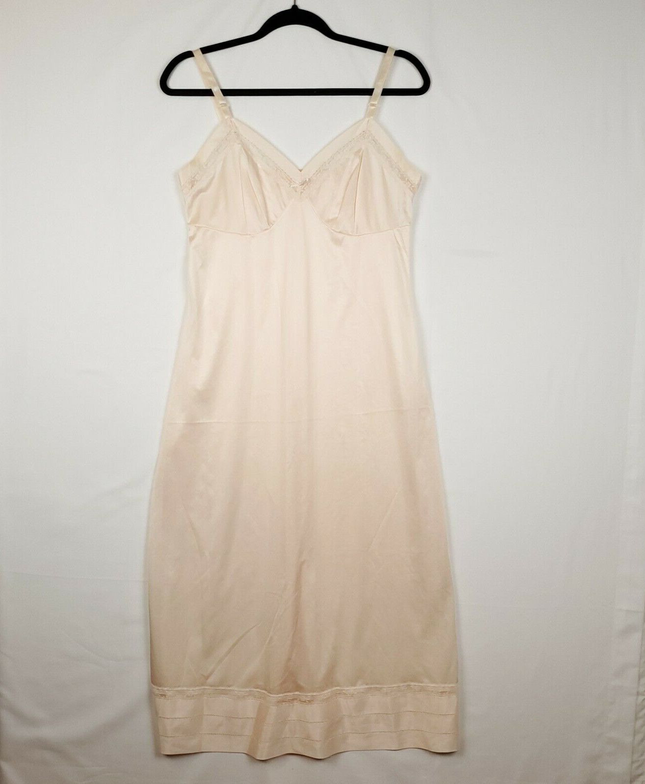 Vintage Lorraine Full Slip Nightgown Size 36 Large Be… - Gem