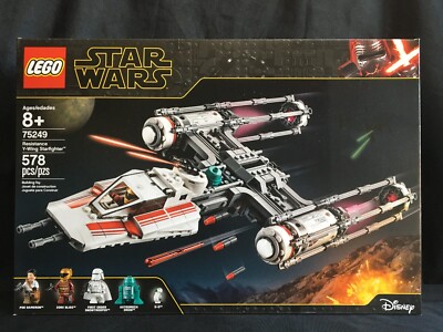 LEGO 75249 "Star Wars" Resistance Y-Wing Starfighter RETIRED NEW SEALED ...