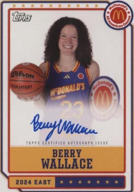 2024 Topps Chrome Mcdonald's All American - Event Autographs Berry ...