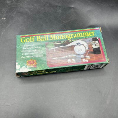 Golf Ball Monogrammer Personalize Golf Balls Clubhouse | eBay