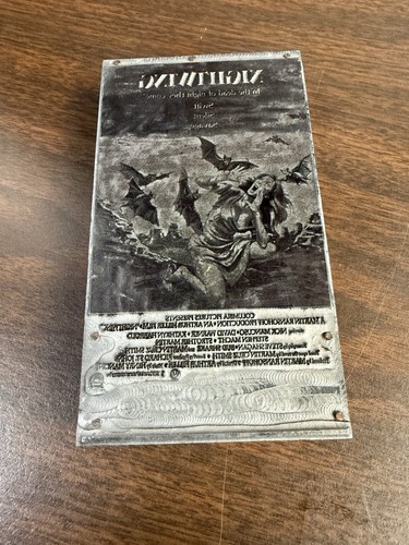 1979 Nightwing Movie Block Ink Press Stamp ~ Horror Vampire ~ Newspaper ...