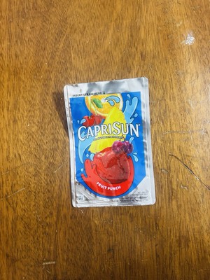 One Of A Kind Empty Capri Sun Juice Pouch RARE | eBay