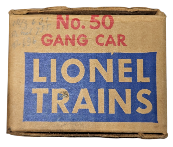 Lionel No. 50 Gang Car Postwar w/Box | eBay