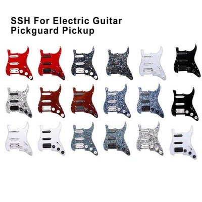 SSH Pickguard Set Prewired 32*25*5cm Loaded Parts Pickguard Replacement ...