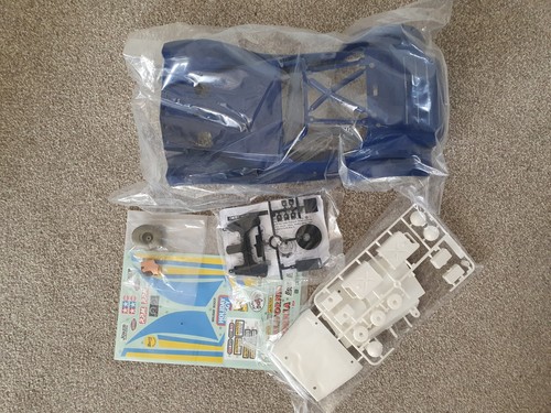 Tamiya DT02 Holiday Buggy body shell roof driver mounts stickers lights ...