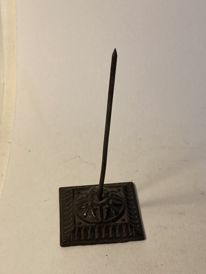 Antique Metal Receipt Spike 1920's Bills Receipts Restaurants Stores ...