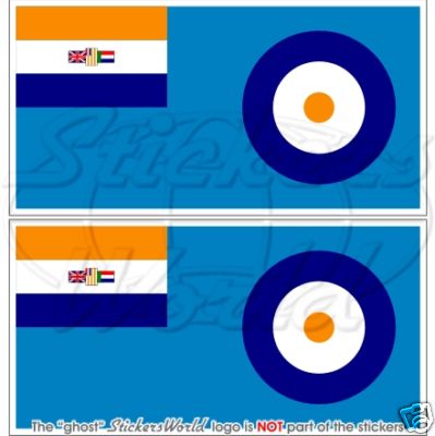 SOUTH AFRICAN Air Force SAAF 1940-51 Africa Flag 110mm Vinyl Stickers ...