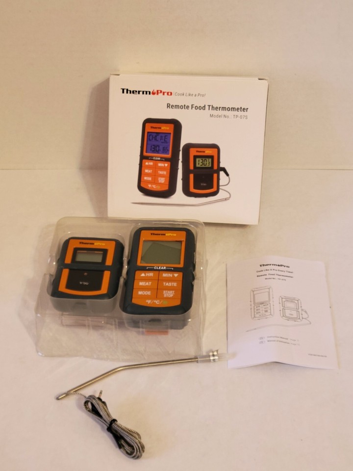 Therm Pro Remote Food Thermometer - Open Box | eBay