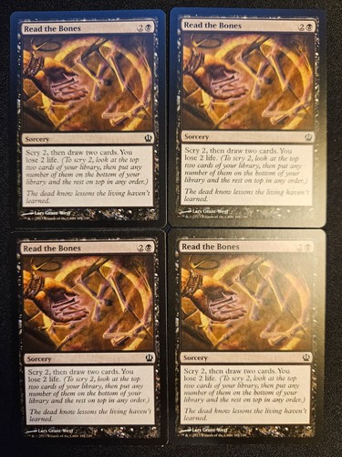MTG 4x Read the Bones 101/249 Moderate Play | eBay