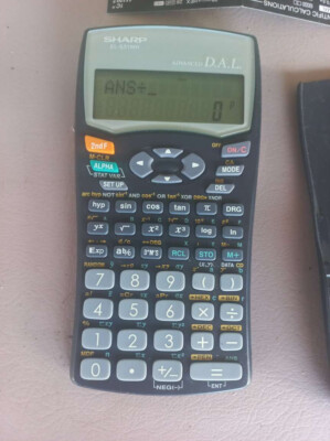 Sharp EL-531 advanced DAI Advanced D.A.L. Scientific Calculator | eBay ...
