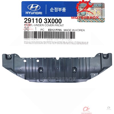 2011-2013 Hyundai Elantra GENUINE Under Cover Front Splash Shield ...