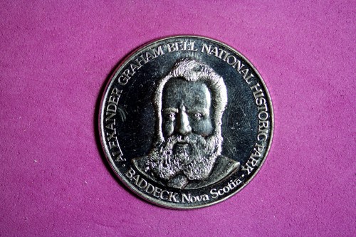 Baddeck, Nova Scotia Alexander Graham Bell Hydrofoil Souvenir Token # ...