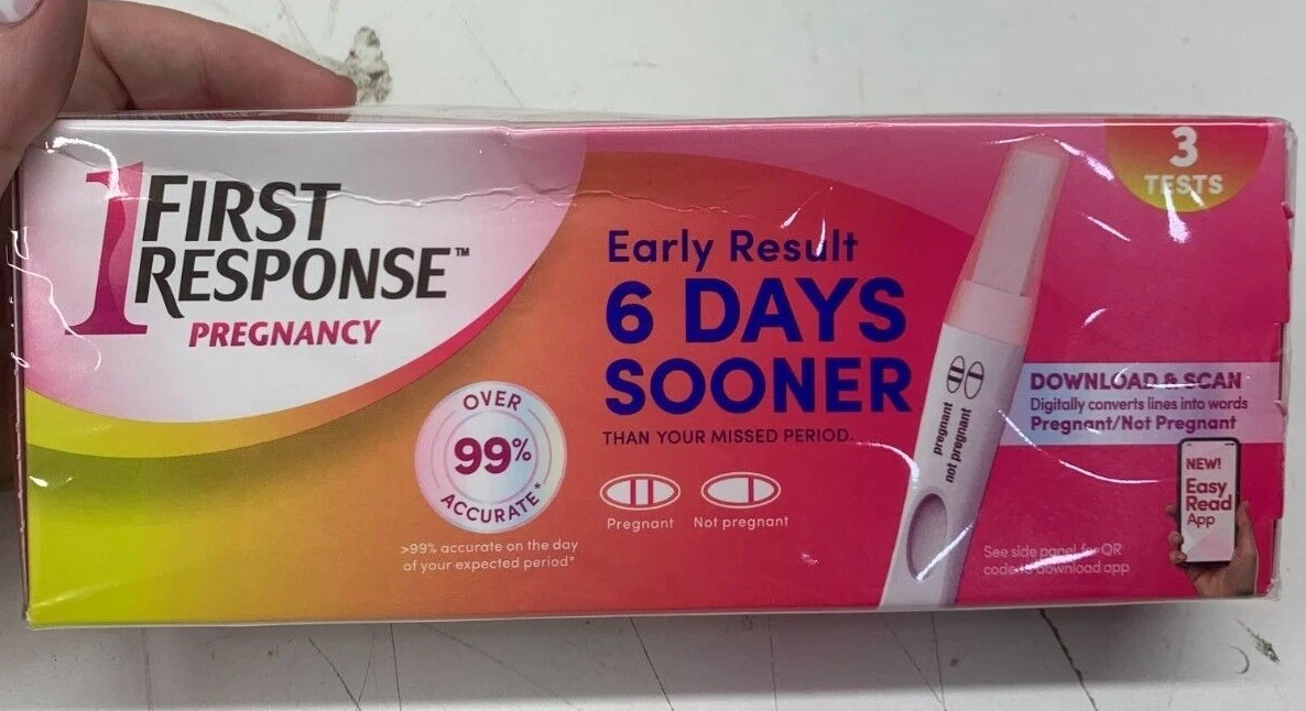 First Response Pregnancy Test Box