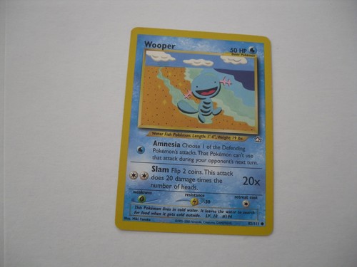 Wooper 82/111 Neo Genesis Unlimited Pokemon Card T | eBay