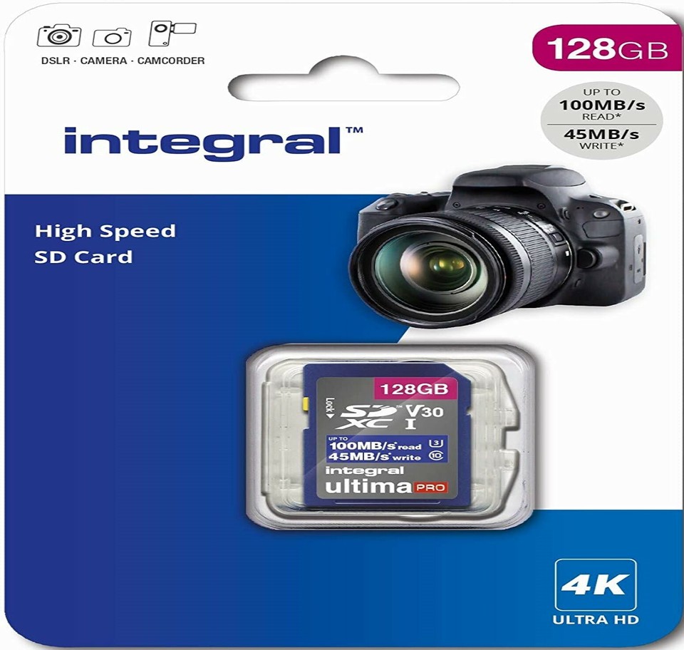 128GB SD Card U3 V30 Memory For Nikon Coolpix P1000,L820,L830,L840 ...