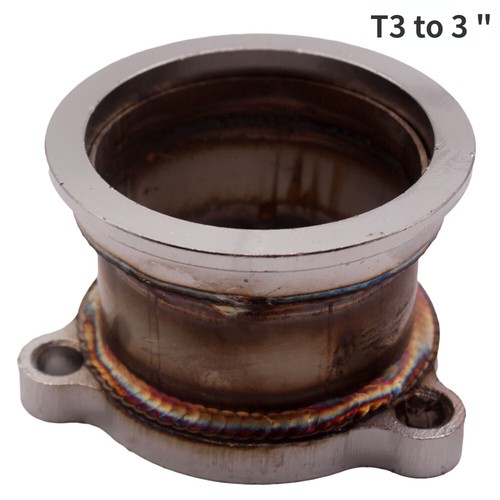 3 Bolt T3 to 3" V-Band V Band Adaptor Turbo Adapter Flange For T3/T04E ...