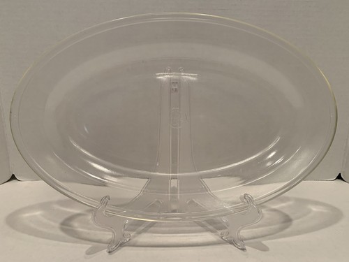 VTG Pyrex Clear Glass Oval Platter #313 - 13.75” x 8.75” Early 1900's ...