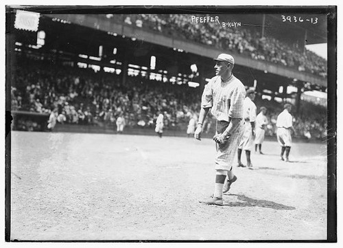 Edward 'Jeff' Pfeffer,Brooklyn NL,baseball,1916,Pitcher,Brooklyn ...