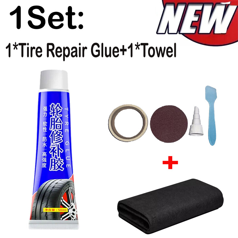 3X Tire Patch Plug Sidewall Repair Glue For Side Bonding Or Tire ...