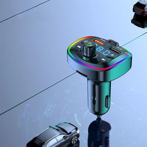 Q7 Bluetooth 5.0 Car Charger Car FM Transmitter Bluetooth Hands Free ...