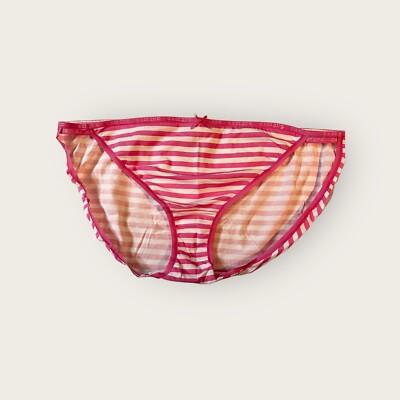 Lane Bryant Cacique Cotton Double String Bikini Panty sz 14/16 Pink ...