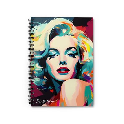 Sensational Marilyn Monroe Spiral Notebook - Ruled Line, Gifts | eBay