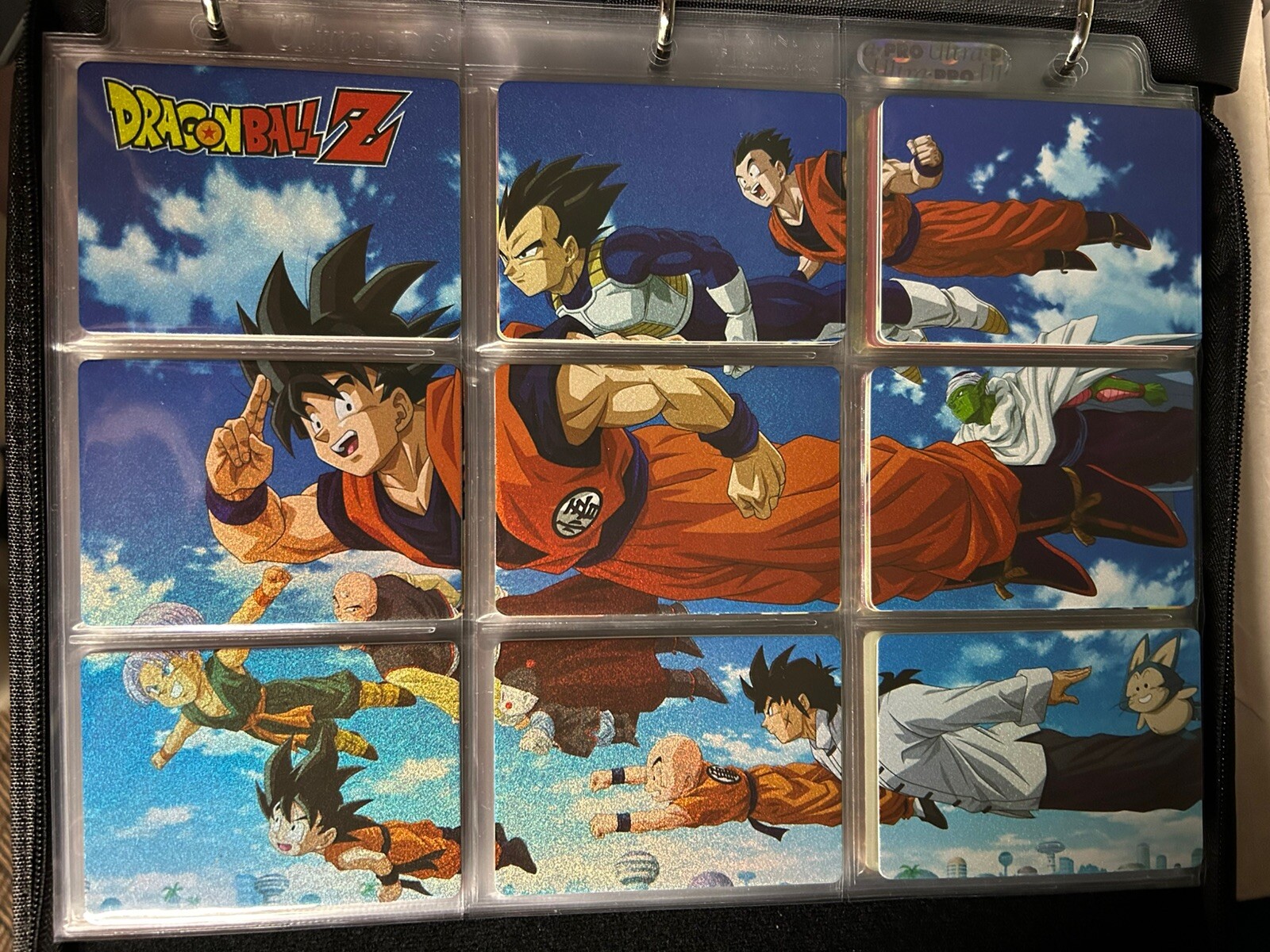 Family Computer Trading Cards Complete Dragon Ball Z Puzzle (9 Cards ...