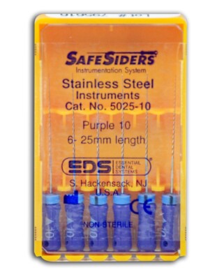 Essential Dental Systems 5025-10 SafeSiders Reamers Stainless Steel ...