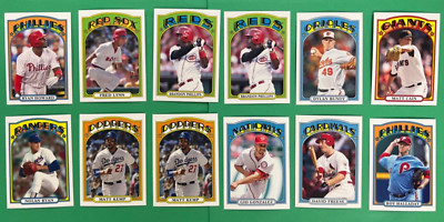 LOT OF (48) 2013 TOPPS BASEBALL 1972 TOPPS MINI INSERTS RYAN, HALLADAY ...
