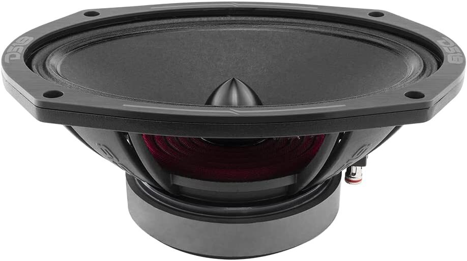 DS18 PRO-ZXI694BM 6x9" Mid Range Bass 600 Watt 4-Ohm Bullet Car Audio ...
