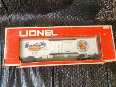 Vintage Lionel 6-9860 Gold Medal Flour Billboard Reefer Car O Gauge Box ...