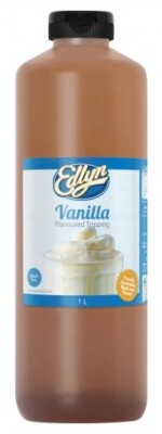 VANILLA EDLYN FLAVOUR TOPPING SYRUP 1L Bottle Thick Shake Milkshakes ...