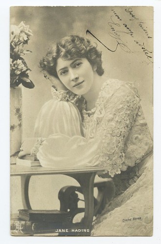 c 1905 French Theater Theatre Jane Hading LOVELY YOUNG LADY photo ...