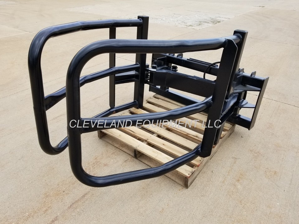 NEW BALE GRABBER GRAPPLE / HAY SQUEEZE ATTACHMENT Kubota John Deere LS ...
