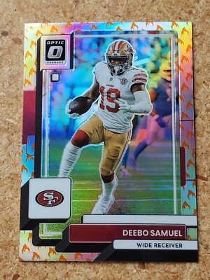 Deebo Samuel 2022 Donruss Optic SP Fire Prizm Parallel #172 49ers | eBay