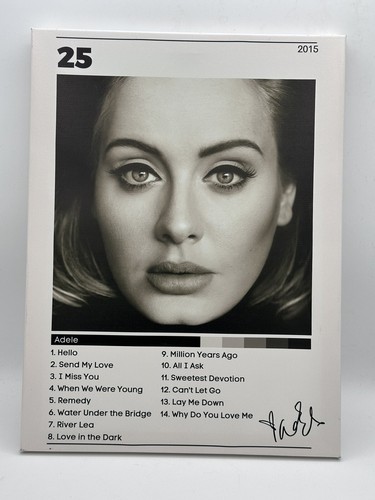 Adele 25 Album Cover Print On Canvas 12x16 | eBay