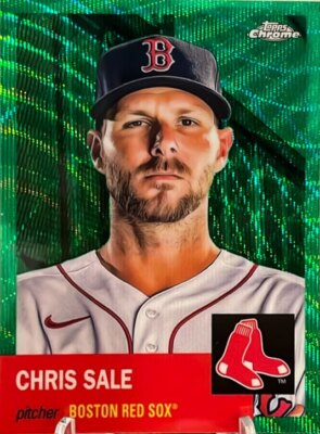2022 Topps Chrome Platinum Anniversary #443 Chris Sale Green Wave ...