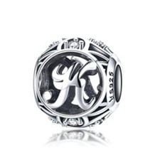 KINSLE 925 Silver Plated 13 Charm Pendant Women's Bracelet for sale ...