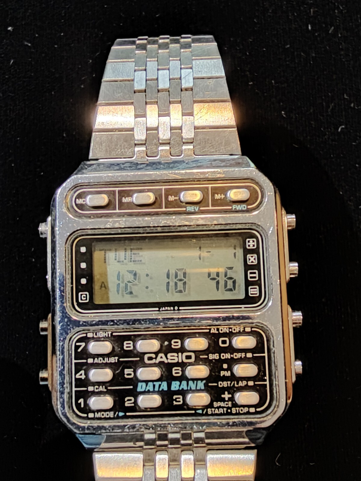 Casio Cd-401 Module246 1984 Vintage Digital Watch 1st Databank ...