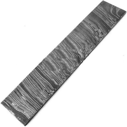 10" HAND FORGED DAMASCUS STEEL Billet/Bar For Knife Making (Twisted ...