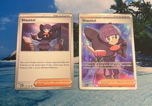 2023 Pokémon (2-Lot) Trainer Cards - Shauntal - Ultra Rare & Uncommon ...