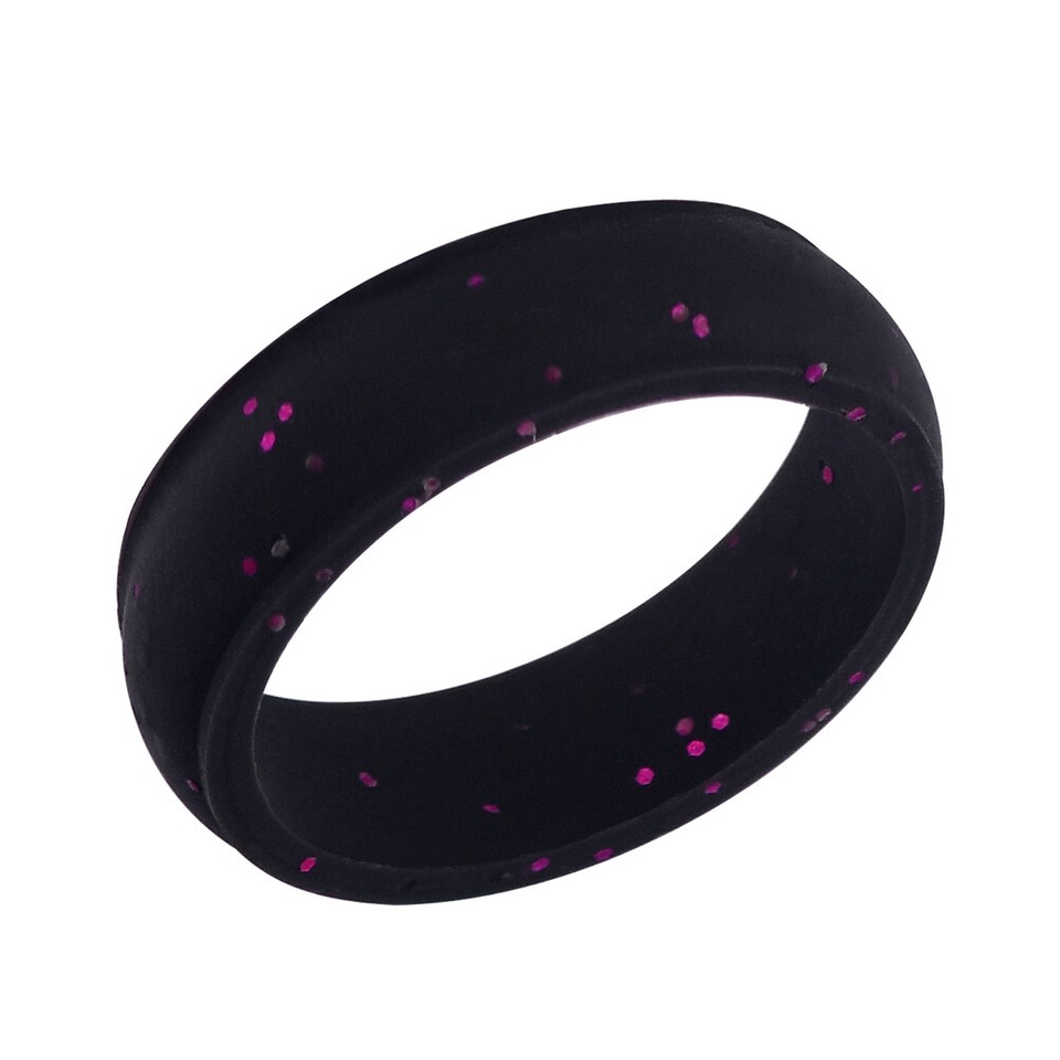 1pc Medical Silicone Finger Ring For Men Women Soft Rubber Wedding ...